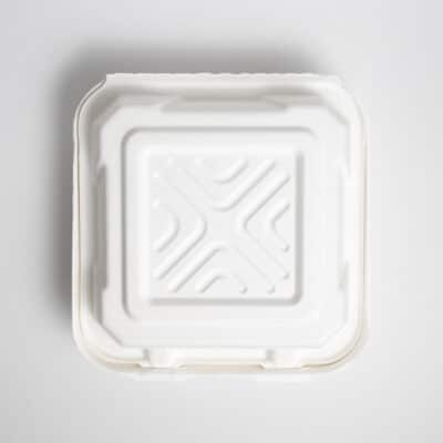 Contenedor 9x9x3 Blanco c/3div - Renovapack