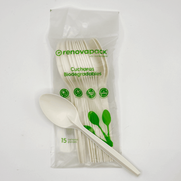 Cuchara Biodegradable - Resistente y Compostable | Renovapack
